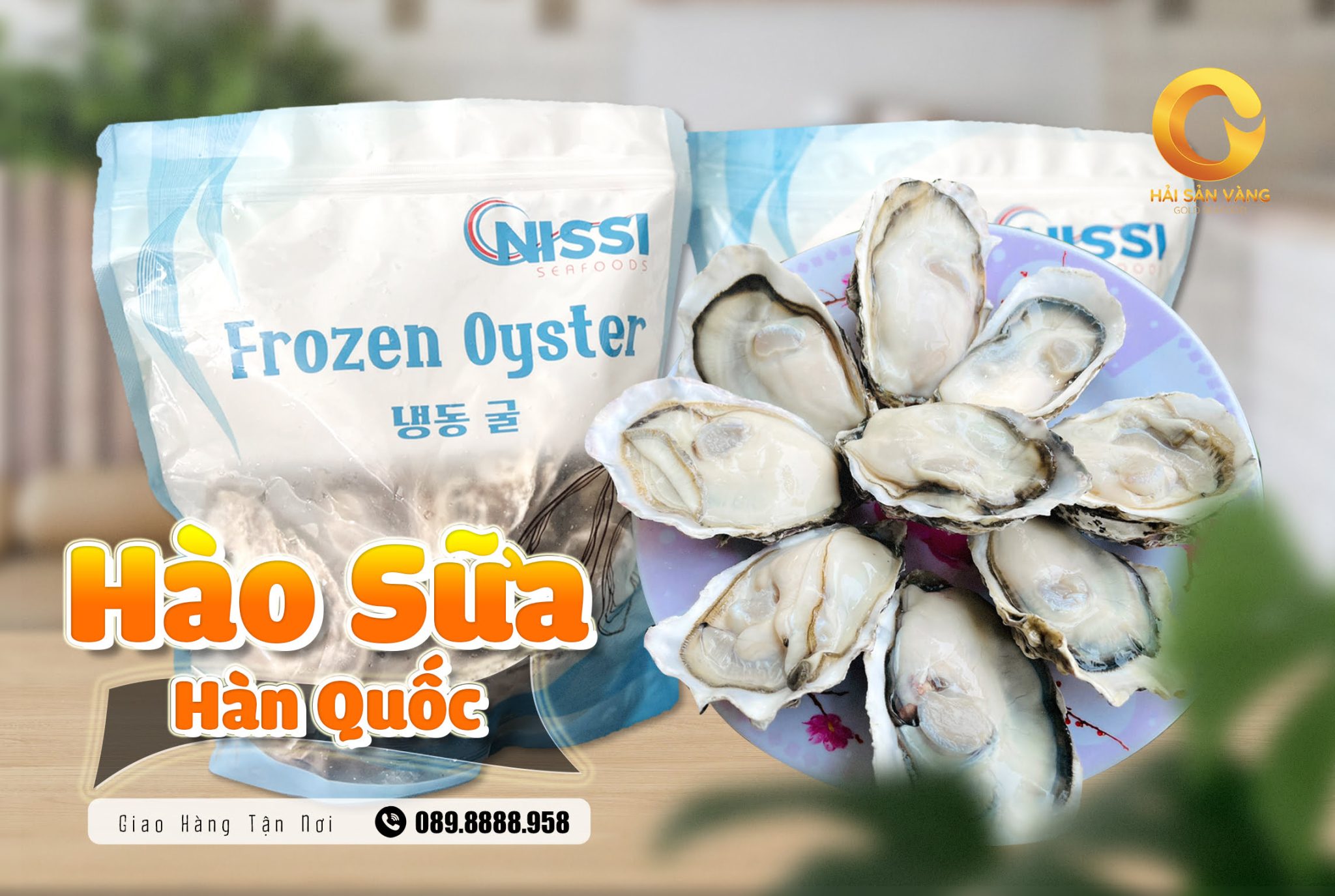 Hàu Sữa Hàn Quốc | Hải Sản Vàng - Gold Seafood
